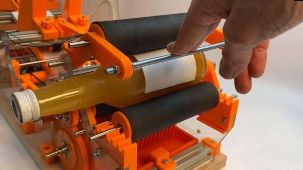 Franz "Fraens" Hirschböck's 3D-Printed Bottle Labeler Takes a Ache out ...