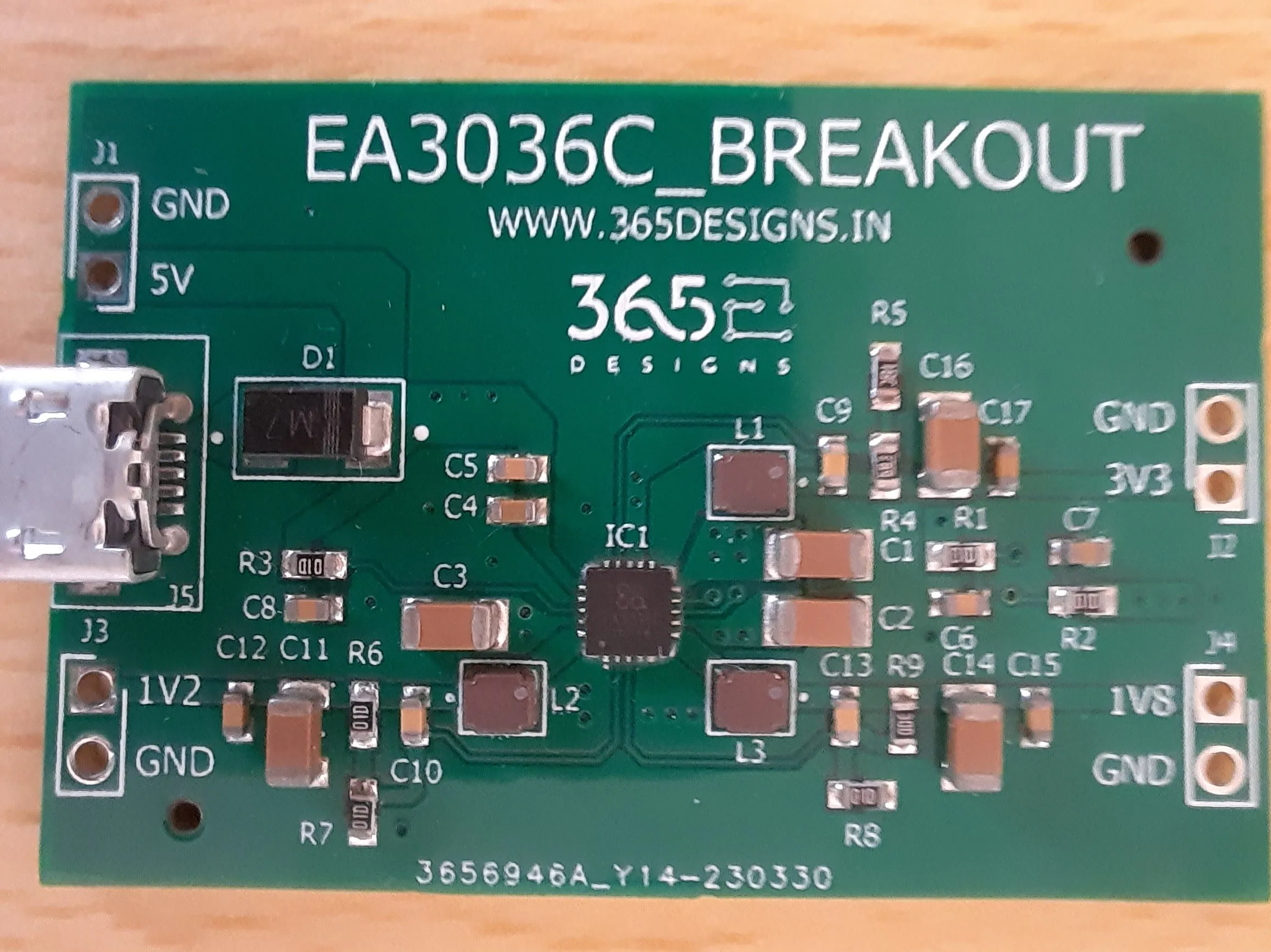 Mini benchtop USB powered 3 rail fixed output power supply - Hackster.io