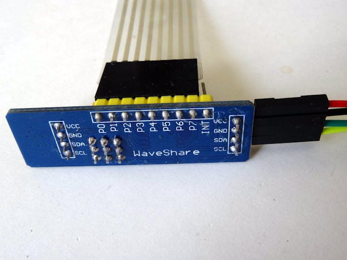 I2c Matrix Keypad With Pcf8574pcf8574a Gpio And Visuino Arduino Project Hub