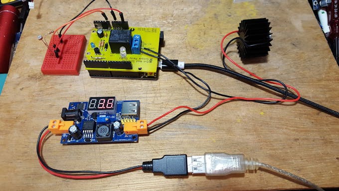 Photosensitive (LDR) and Relay Shield with Visuino - Hackster.io