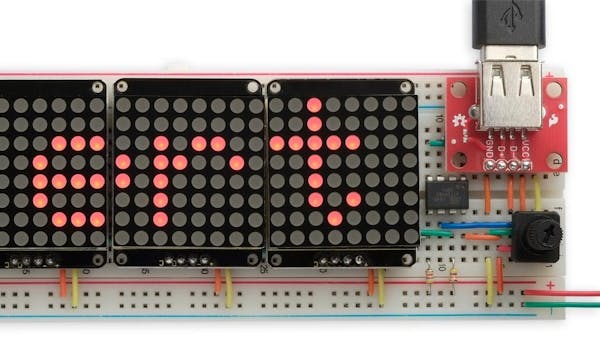 ATtiny85 Scrolling LED Matrix - Hackster.io