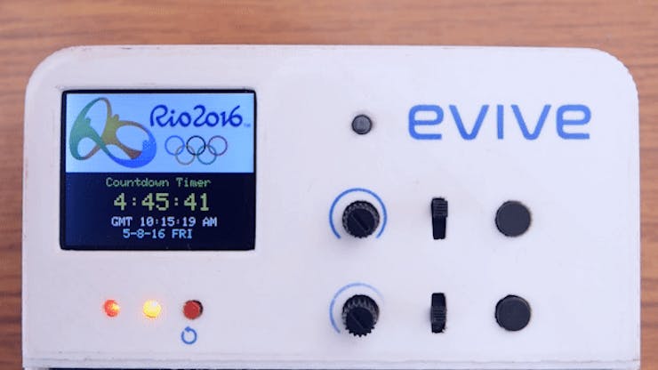 Diy Rio Olympics Countdown Timer Made With Arduino Mega