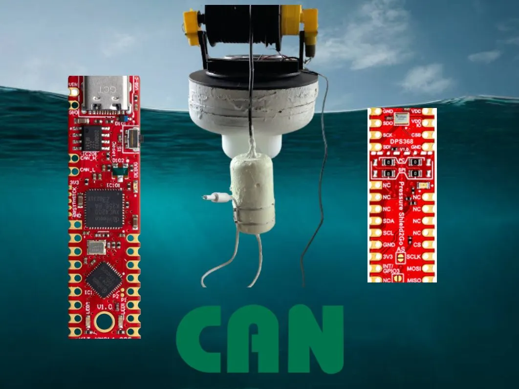 Underwater Data Collection with XMC1400, CAN, and DPS368 - Hackster.io