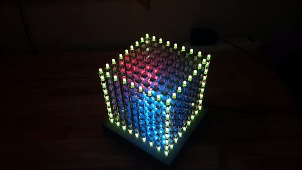 This 9×9×9 RGB LED Cube Has Its Own Video Game Graphics Engine - Hackster.io