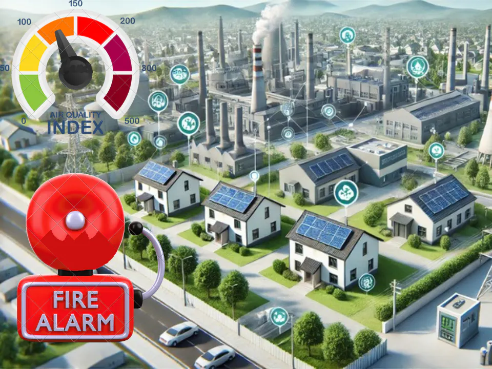 SafeAir: Air Quality and Fire Safety Monitoring Network - Hackster.io
