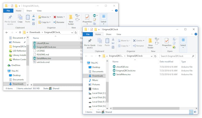 Enigma QR Clock - Arduino Project Hub