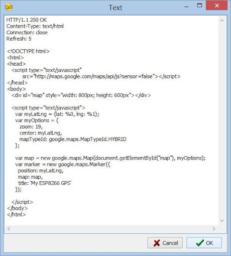 ESP8266: GPS Location web server with Google Maps - Hackster.io