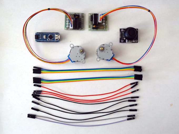 Arduino Nano Control 2 Stepper Motors With Joystick Arduino Project Hub