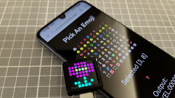 Chen Liang's IoT Emoji Sign Communicates in Pixels — on a Tiny ...