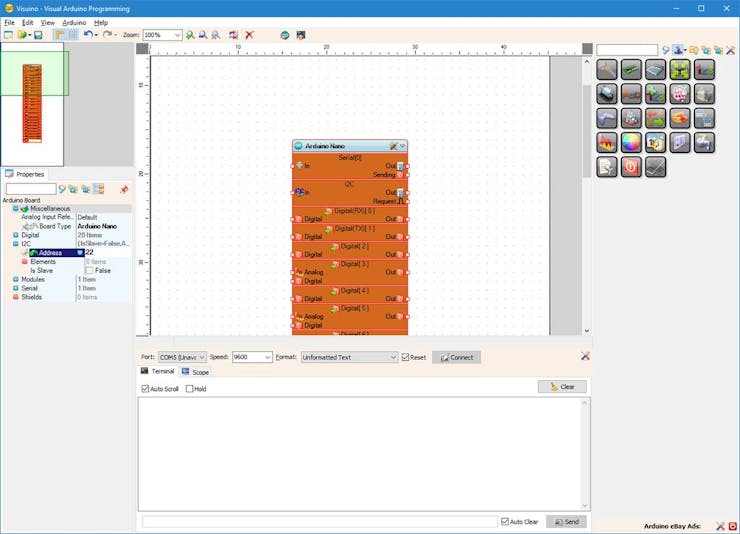 I2C Communication Between Two Arduino Boards with Visuino - Hackster.io