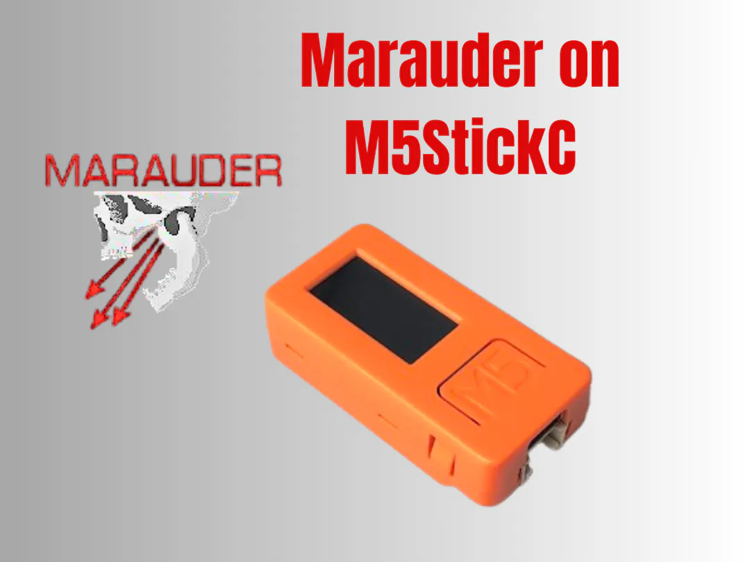 Running Marauder On M5stick C Not Plus Hackster Io