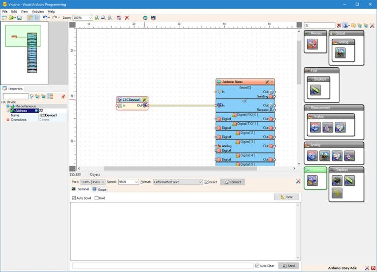 I2C Communication Between Two Arduino Boards with Visuino - Hackster.io