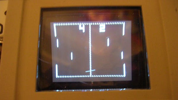 Simon Augustin's DINGPONG Turns a Scrapped CRT Video Doorbell Into a Chunky Portable Pong Game ...