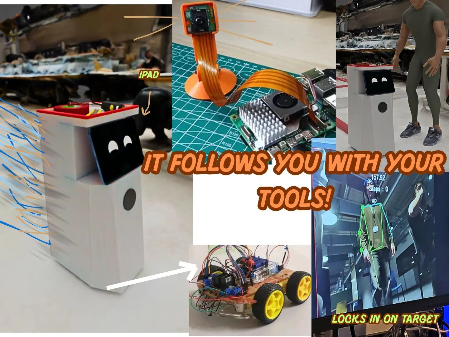 Life-size AI Robot that carries your tools around the lab - Hackster.io