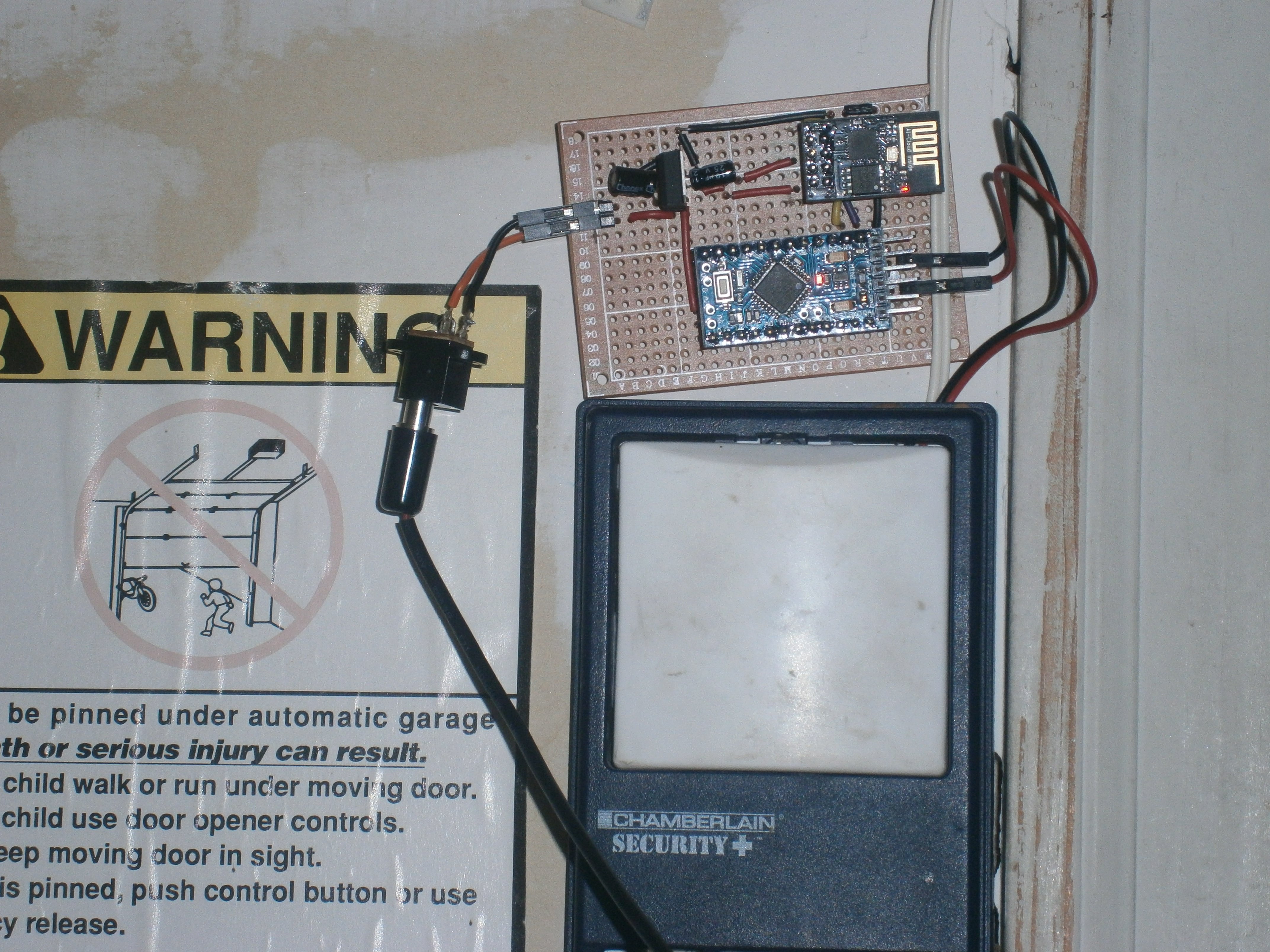 Networked Garage Door Opener - Hackster.io