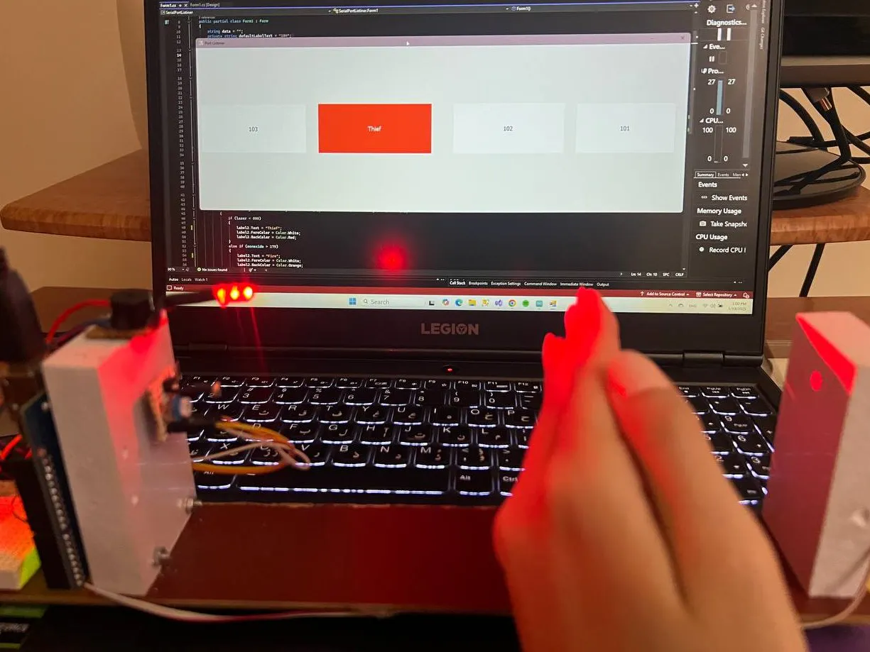 Laser security system using Arduino UNO - Hackster.io