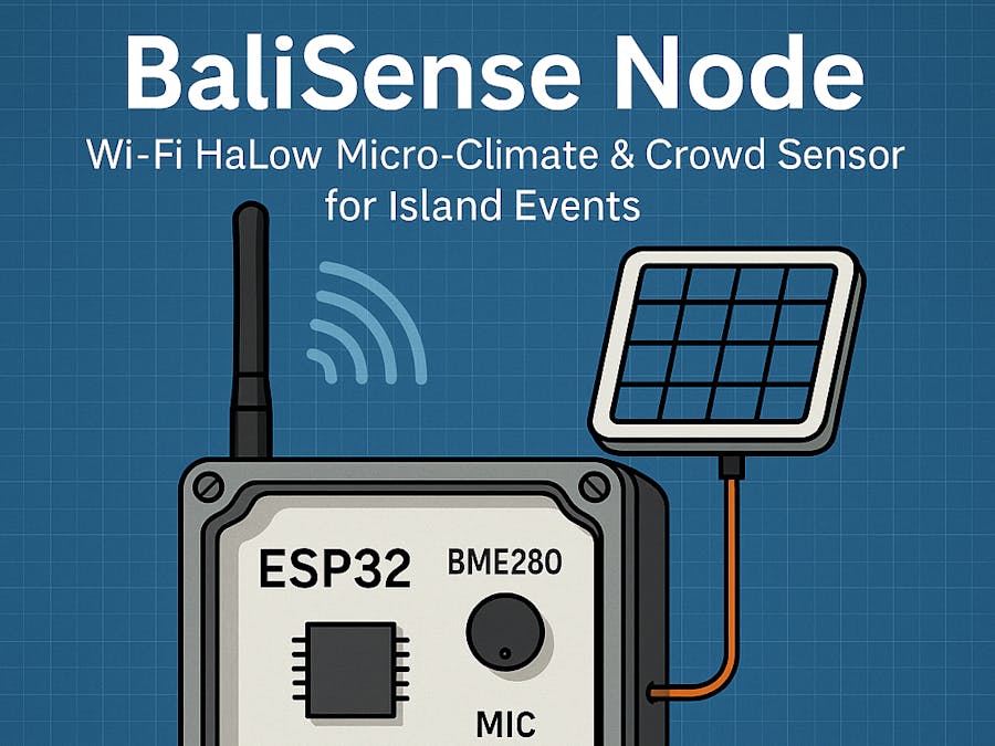 Wi-Fi HaLow-Powered Micro-Climate & Crowd Sensor for Island - Hackster.io