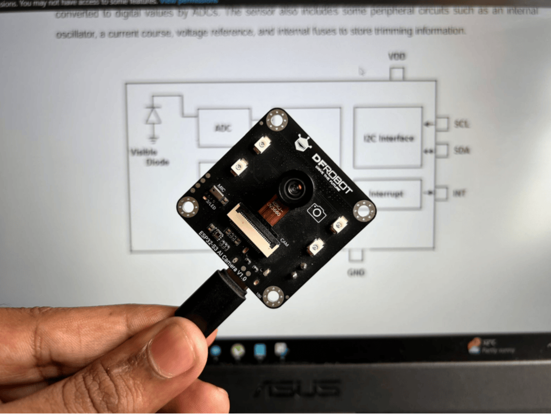 Light Intensity Monitor with DFRobot ESP32-S3 AI - Hackster.io