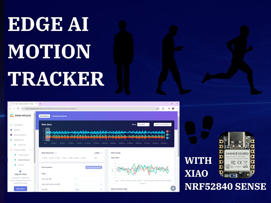 Edge AI Motion Tracker with XIAO nRF52840 Sense - Hackster.io