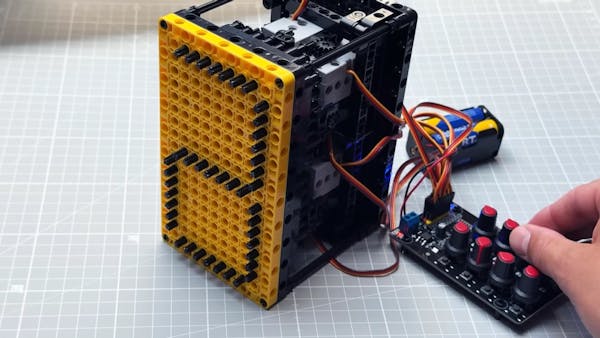 This Mechanical 7-Segment Display Was Built Using LEGO Technic Parts - Hackster.io