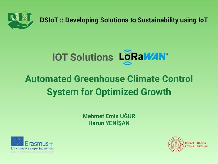 Automated Greenhouse Climate Control System Optimized Growth - Hackster.io
