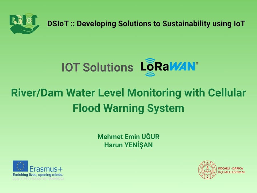 River/Dam Water Level Monitoring with Cellular Flood Warning - Hackster.io