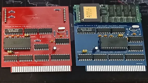 Óscar Toledo G.'s Open-Hardware ISA Expansion Card Puts an Inmos ...
