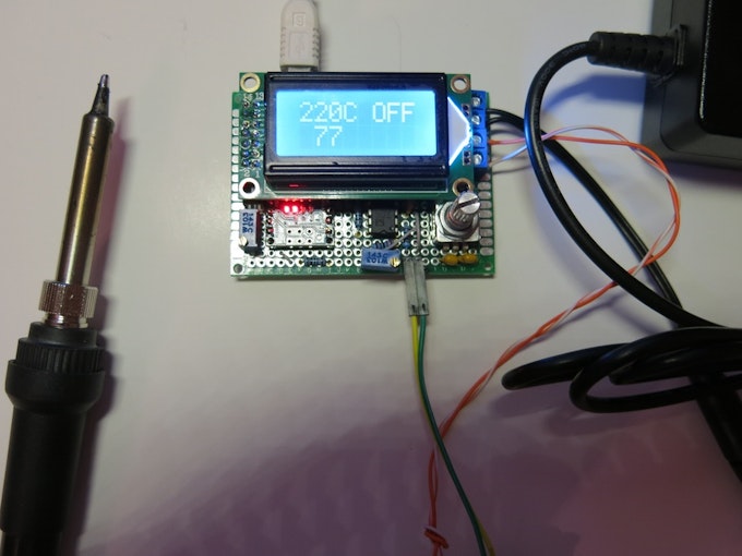 Soldering Iron Controller for Hakko 907 v.2 - Hackster.io