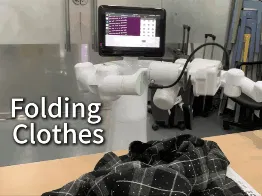 Folding Clothes with a Humanoid Robot and Exoskeleton - Hackster.io
