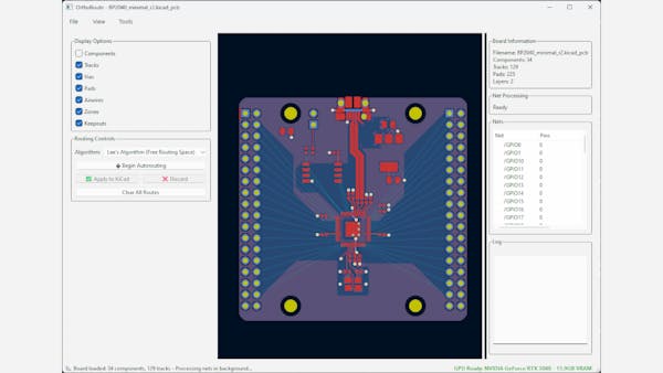 Brian Benchoff's OrthoRoute Gives KiCad GPU-Accelerated Autorouting ...