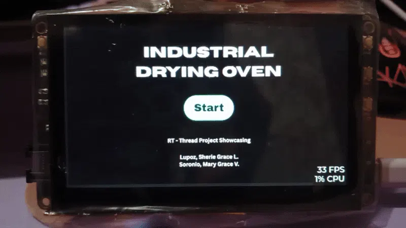 RT-Thread HMI Drying Oven Simulated Control Dashboard - Hackster.io