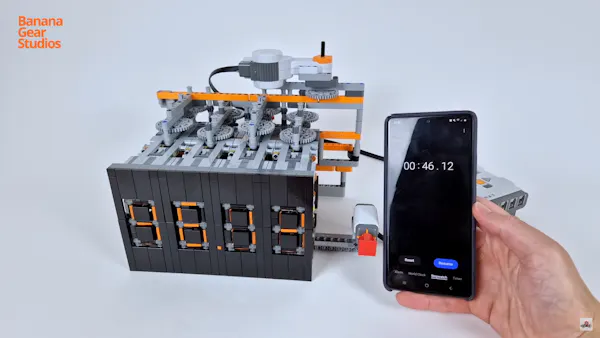A Mechanical Stopwatch Made of LEGO - Hackster.io