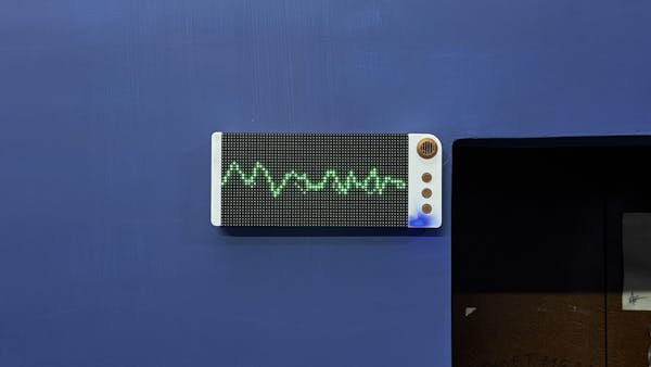 This DIY Wall-Mounted Waveform Visualizer Looks Amazing - Hackster.io