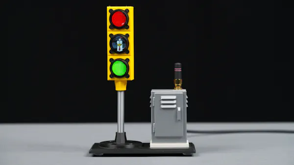 Glen Akins' Tiny Traffic Lights Pack a Full-Color Display Into Each ...