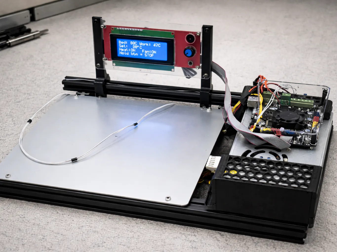Standalone PCB Preheater from a Tevo Tarantula Heated Bed - Hackster.io