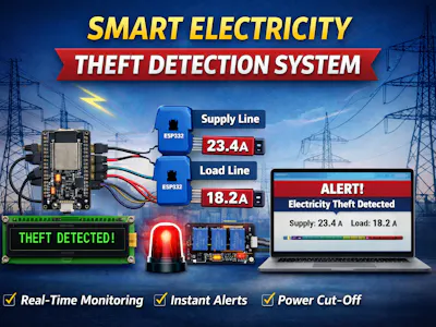 Smart Electricity Theft Detection System using IoT - Hackster.io
