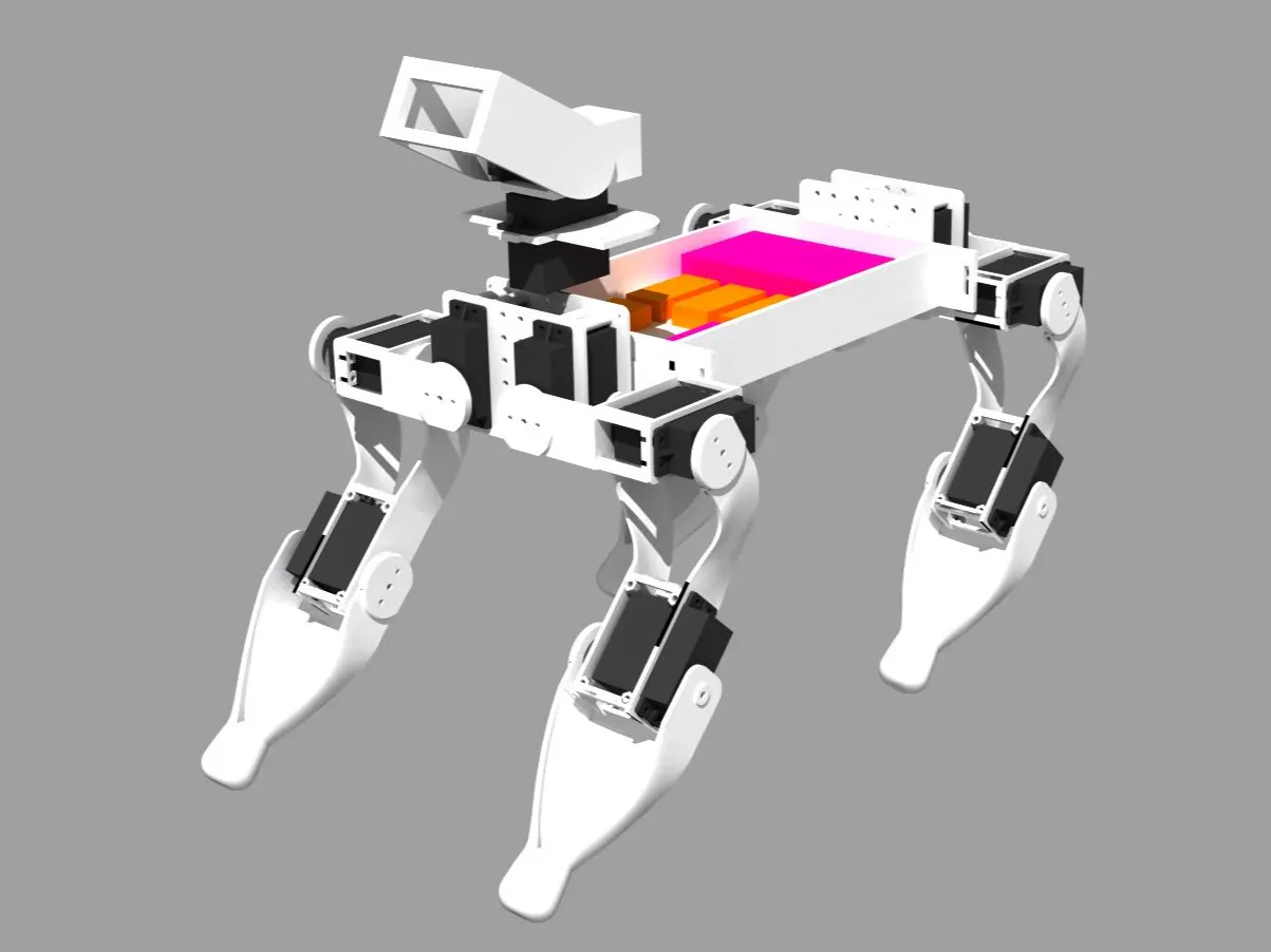 Supertastic RoboPi-4leg-Dog - Hackster.io