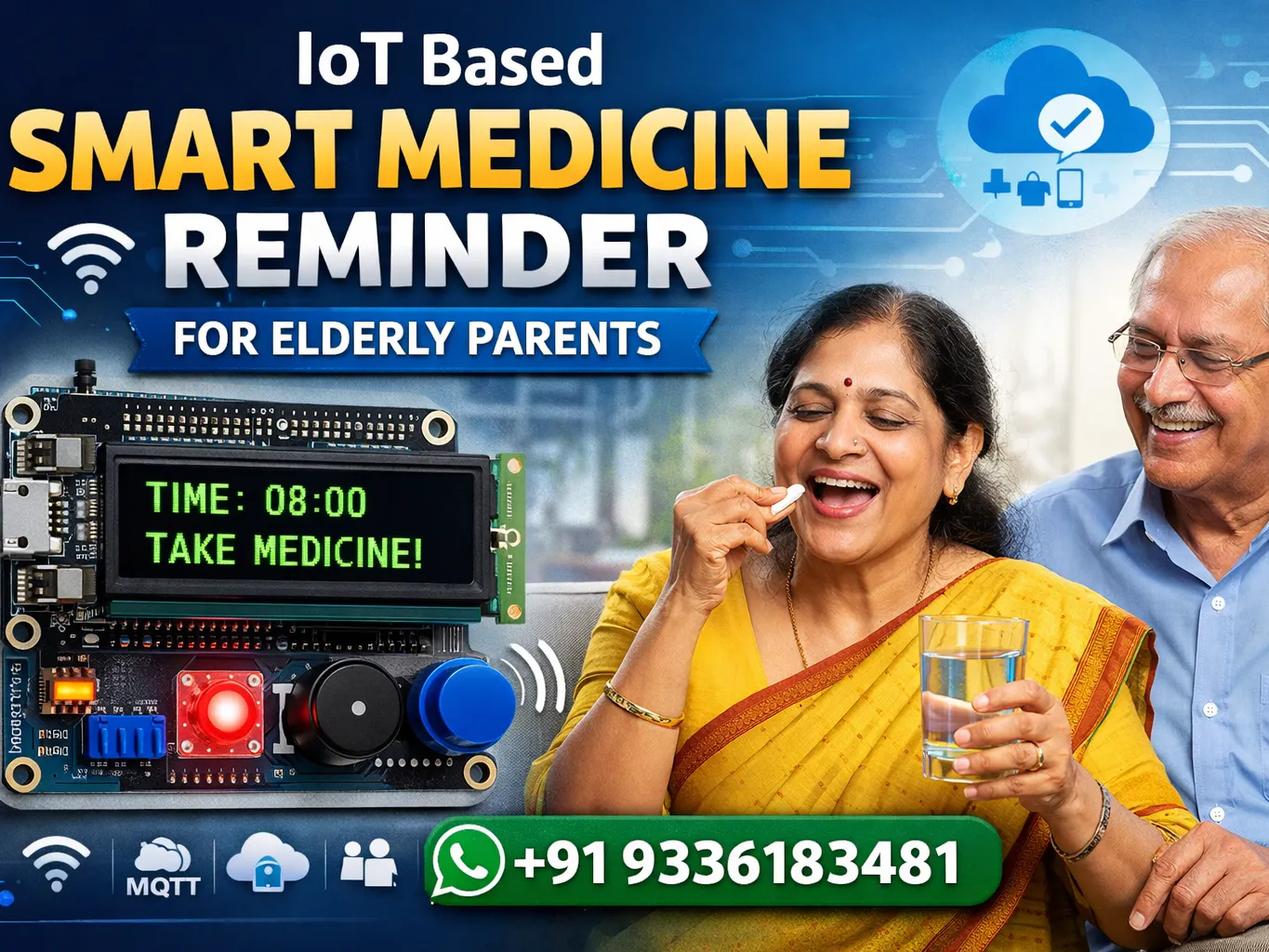 IoT Based Smart Medicine Reminder for Elderly Parents - Hackster.io