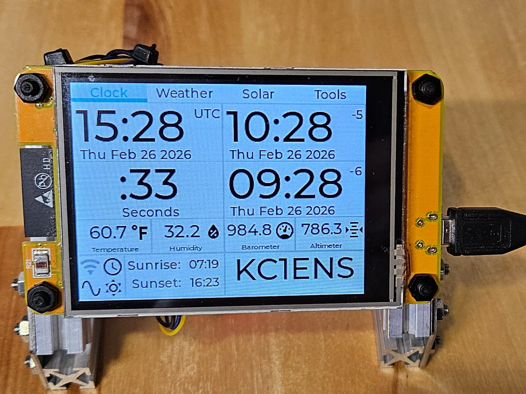 Ham Clock CYD - Hackster.io