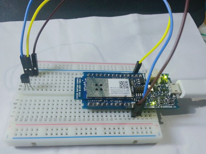 Temperature Monitoring With Arduino Mkr1000 And Artik Cloud Arduino