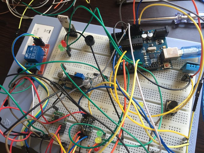 Wireless Weather Station Arduino Esp8266 Thingspeak Arduino