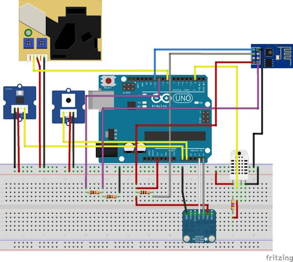 Arduino Uno Mini Weather Station Arduino Project Hub