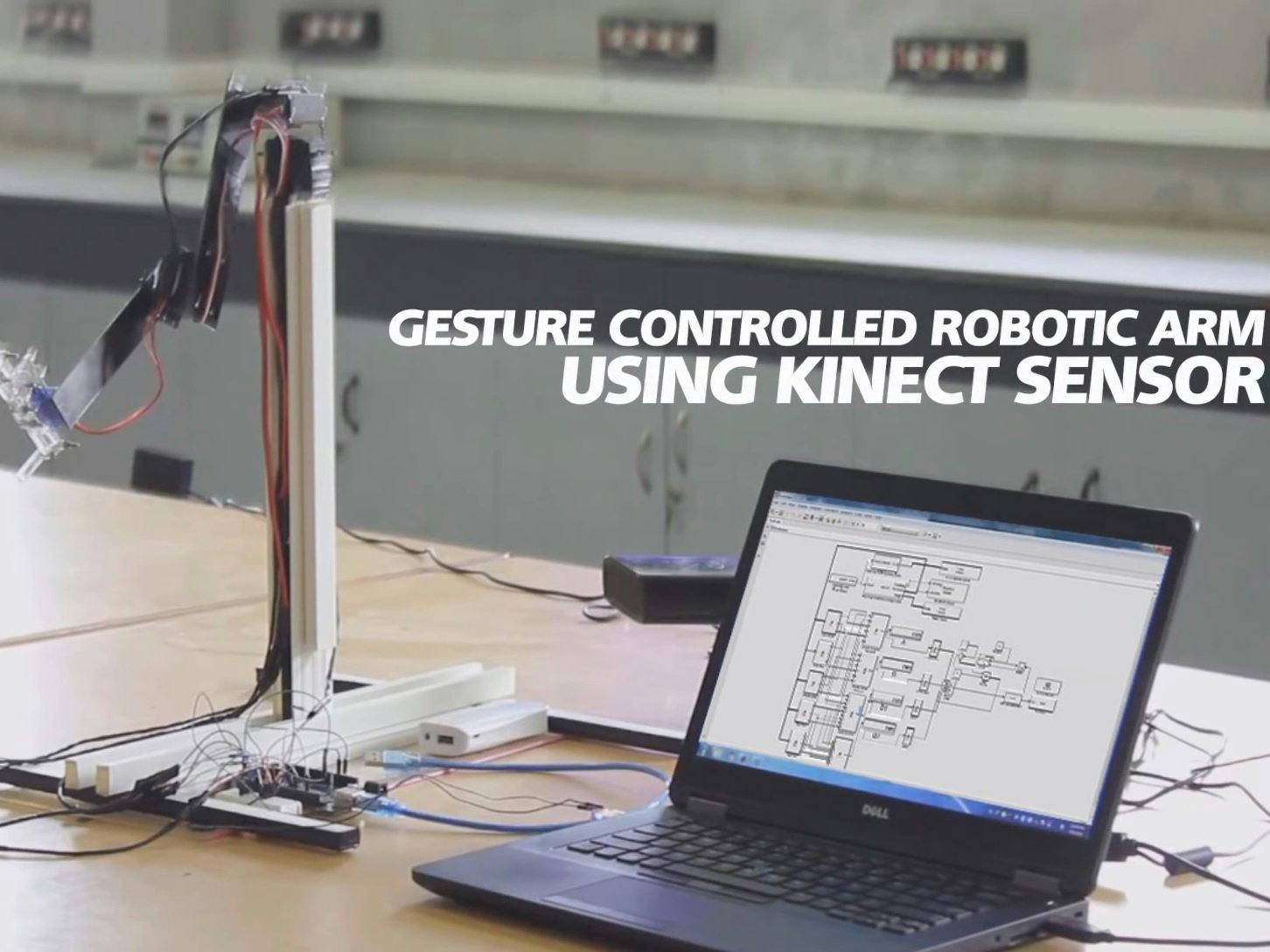 Gesture Controlled Robotic Arm Using Kinect And Arduino