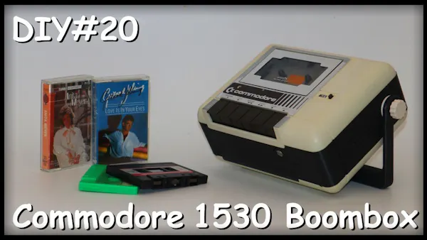 The Commodore Datasette Gets an '80s Boombox Makeover - Hackster.io