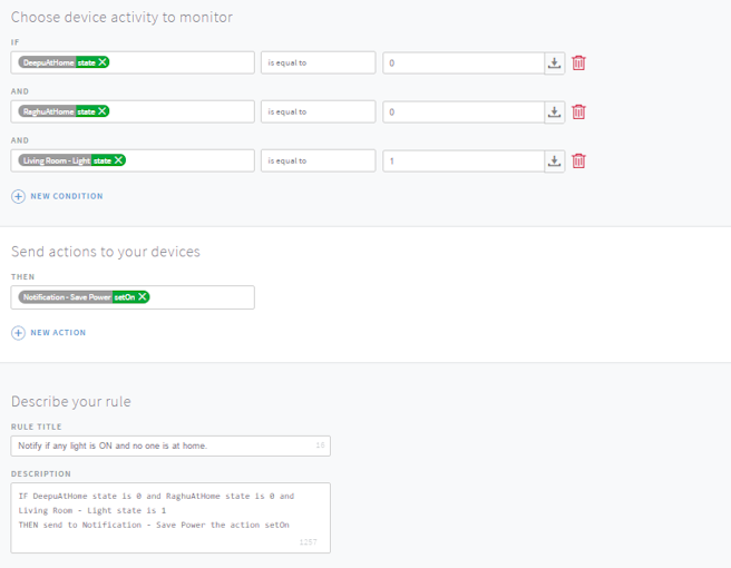 Smart Home - Smart Rules using ARTIK Cloud & Photon - Hackster.io