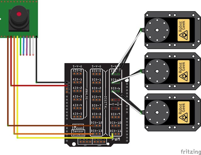 Auto Turret With Pixy And Nerf Gun Arduino Project Hub 
