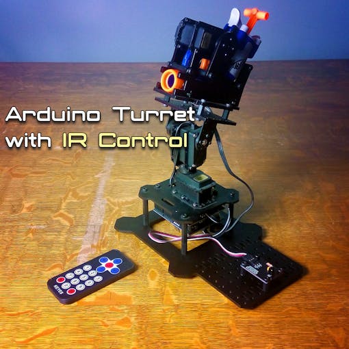 Controlling An Arduino Turret With Ir Remote Arduino Project Hub 5903