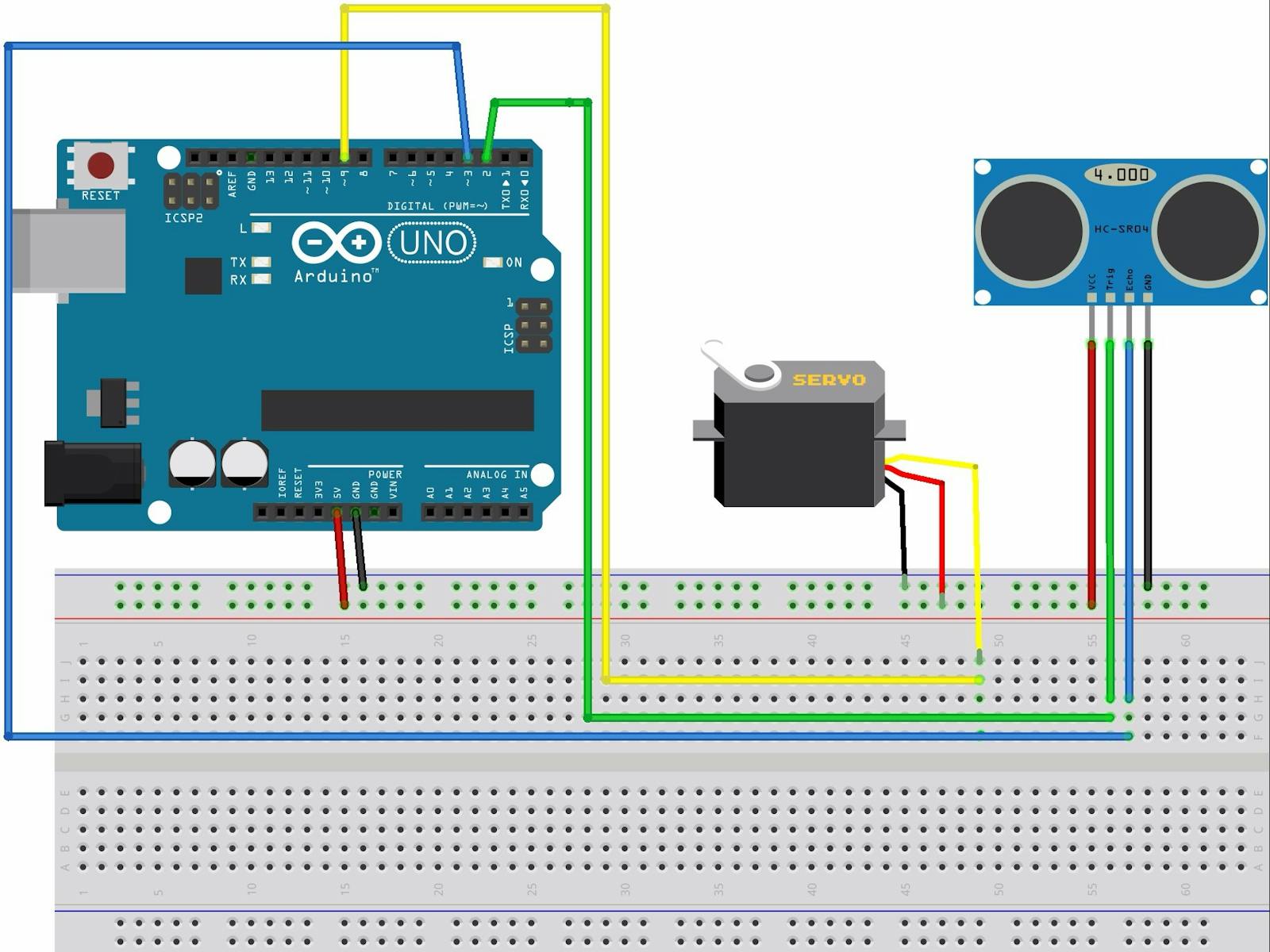 Ultrasonic Ranging Using Arduino And Processing Radar