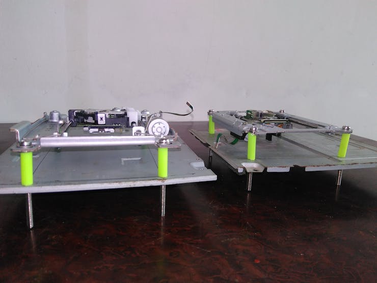 How to make mini CNC 2D plotter using scrap DVD drive, L293D - Hackster.io