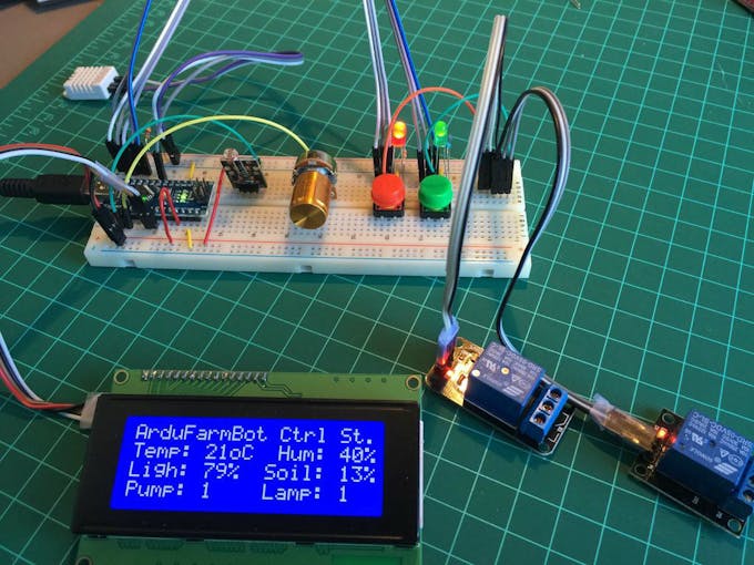 Ardufarmbot Controlling A Tomato Home Farm Using Arduino Arduino Project Hub